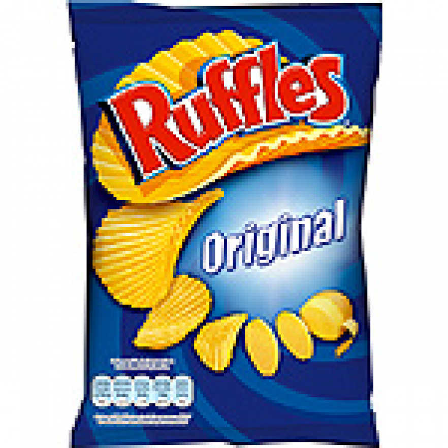 RUFFLES patatas fritas Original onduladas bolsa 145 grs