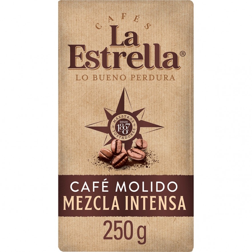 LA ESTRELLA cafe molido mezcla 250 grs