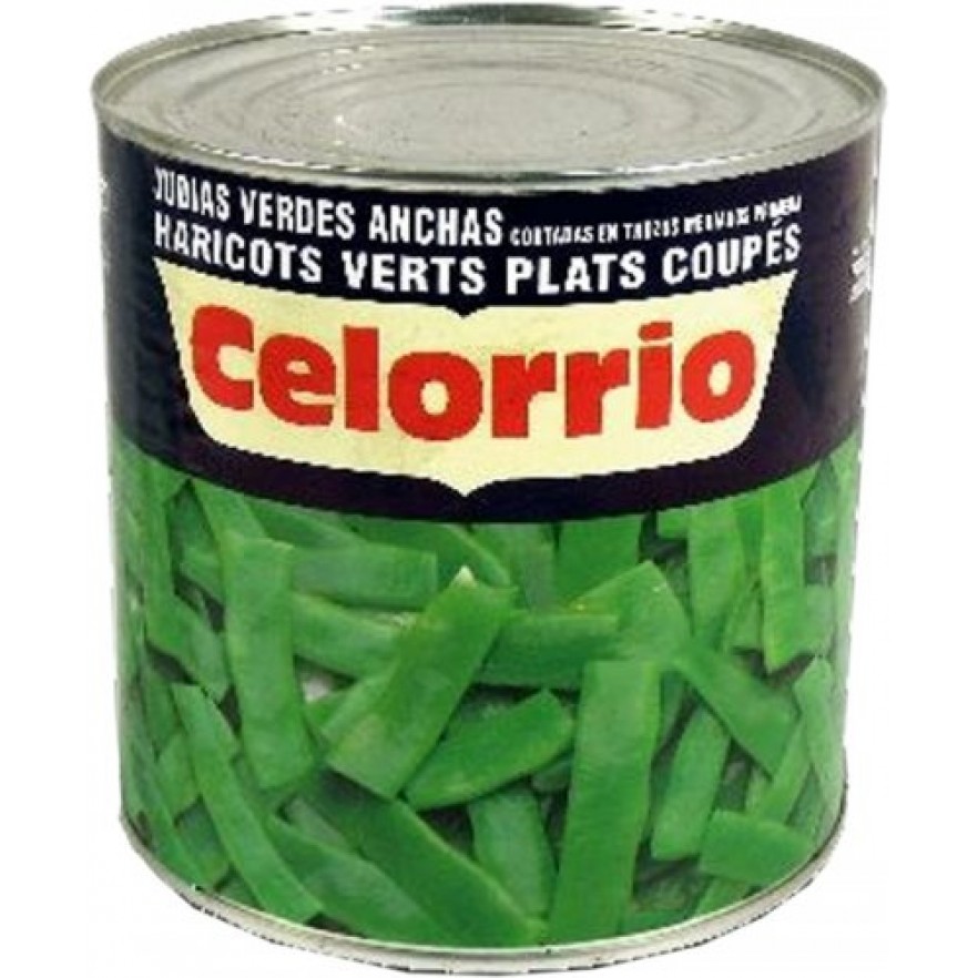 CELORRIO Judias verdes redondas lata 780 grs