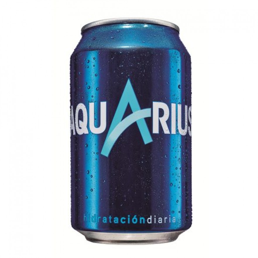 AQUARIUS sabor limon lata 33 cl