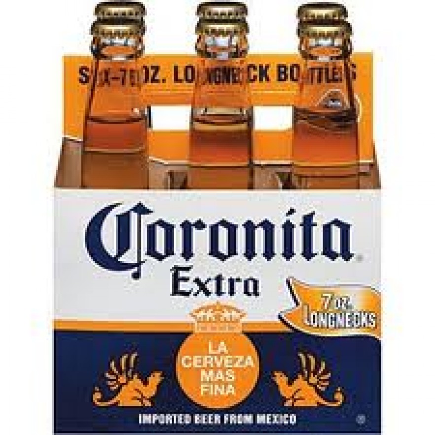 CORONITA cerveza rubia mejicana pack 6 botellas 35 cl