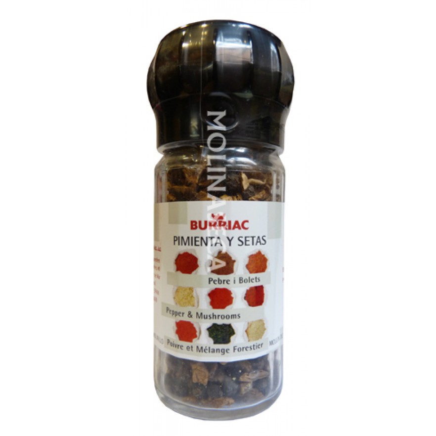 Burriac Pimienta y Setas frasco 32 grs