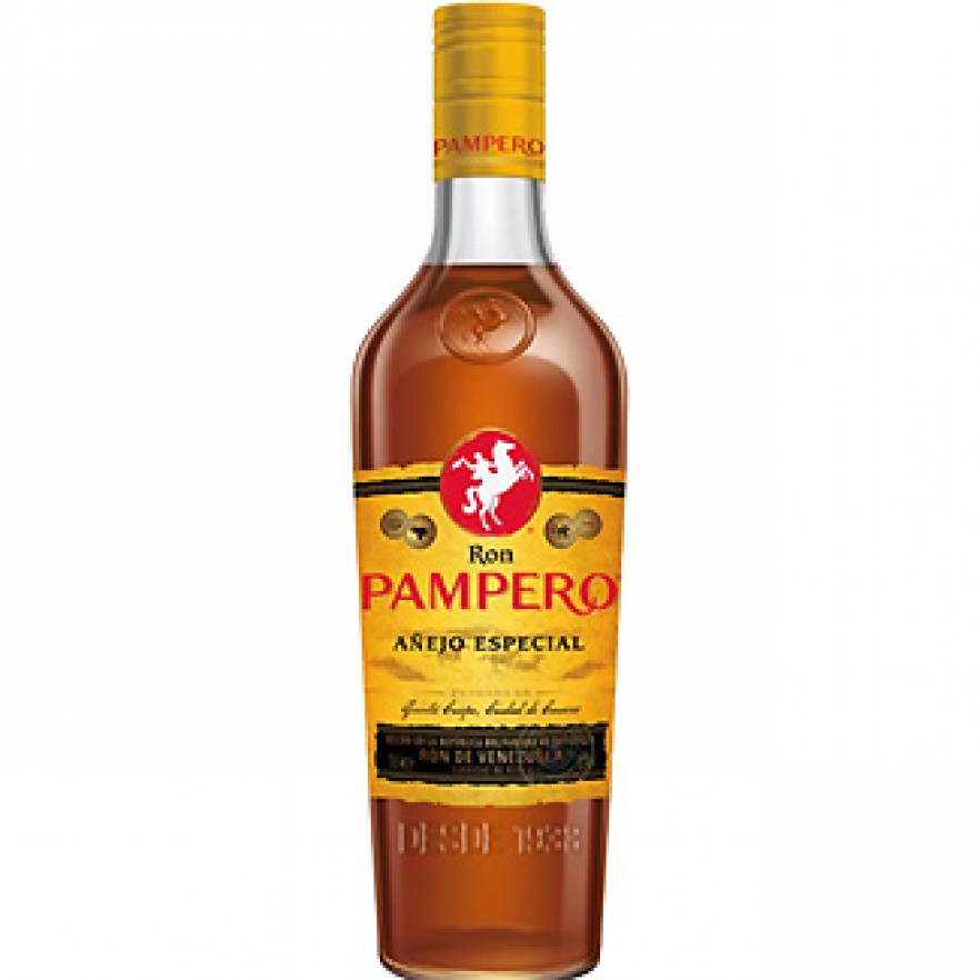 Ron añejo especial Venezuela PAMPERO botella 70 cl