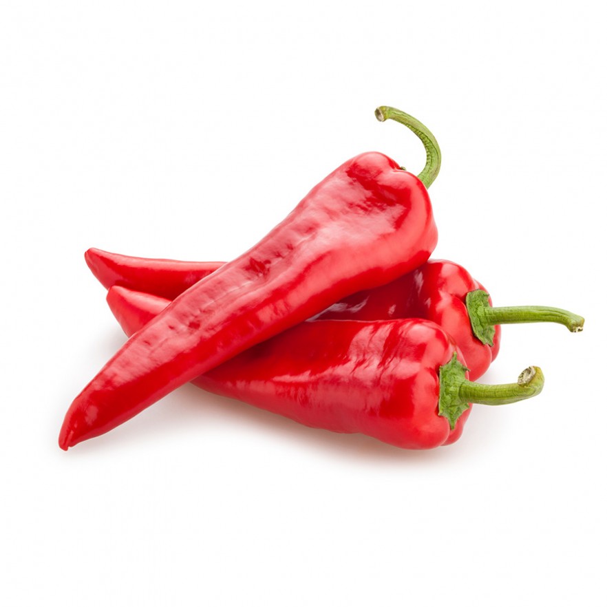 Pimiento Rojo peso aproximado bandeja 750 grs